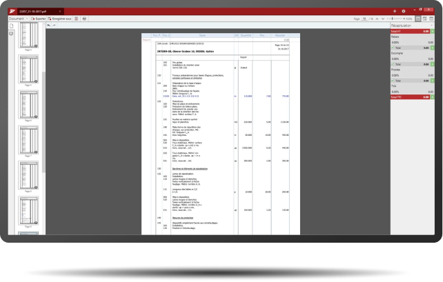 Logiciel de scanning ⇒ fini la saisie manuelle des devis